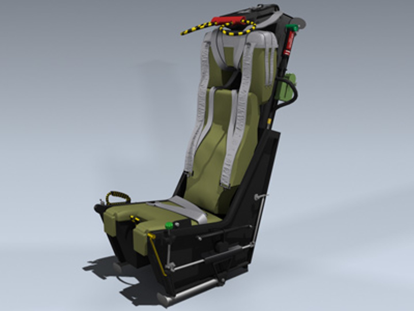 3d Martin-baker Mk 7 Ejection Seat Model