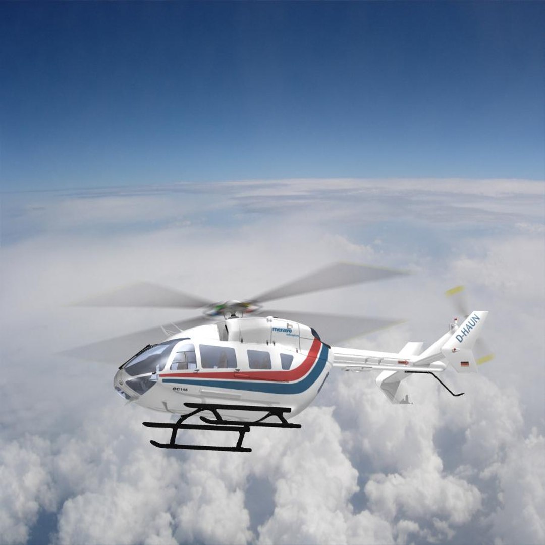 3d Model Eurocopter Ec-145 Meravo Helicopters