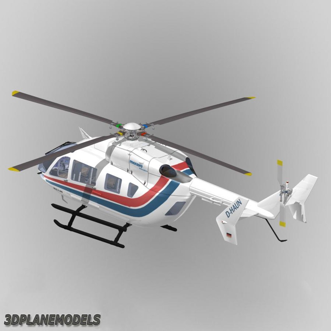 3d Model Eurocopter Ec-145 Meravo Helicopters