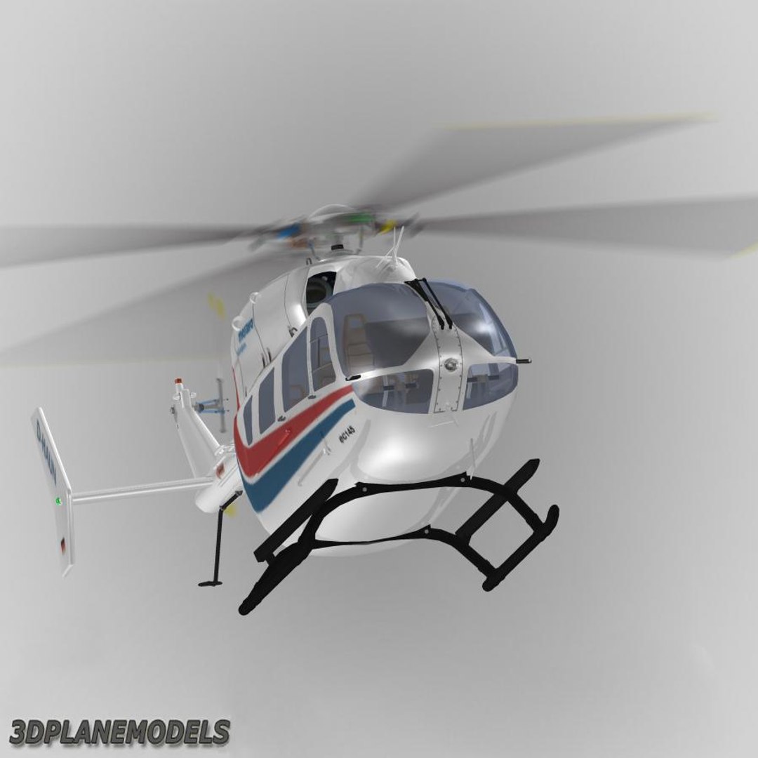 3d Model Eurocopter Ec-145 Meravo Helicopters