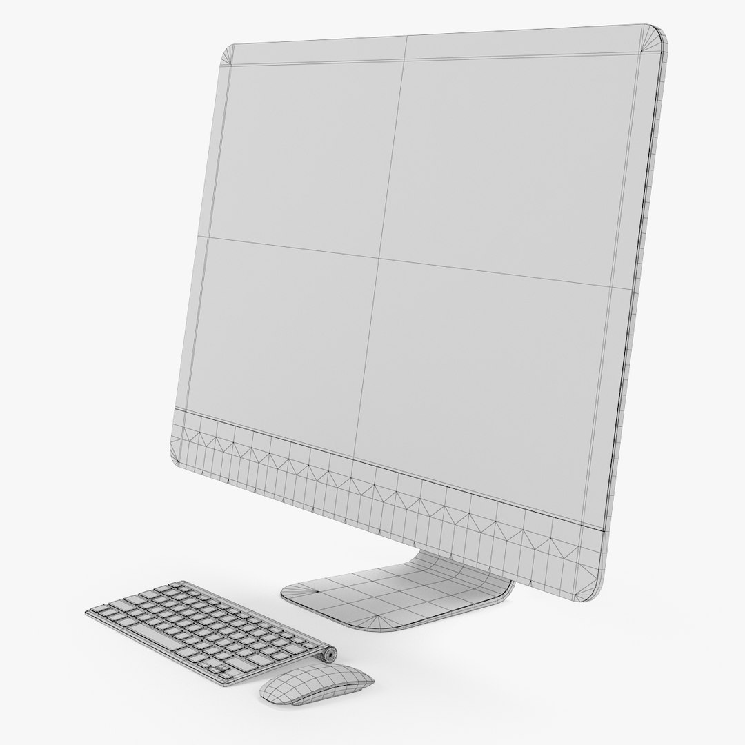3d Model Desktop Computer