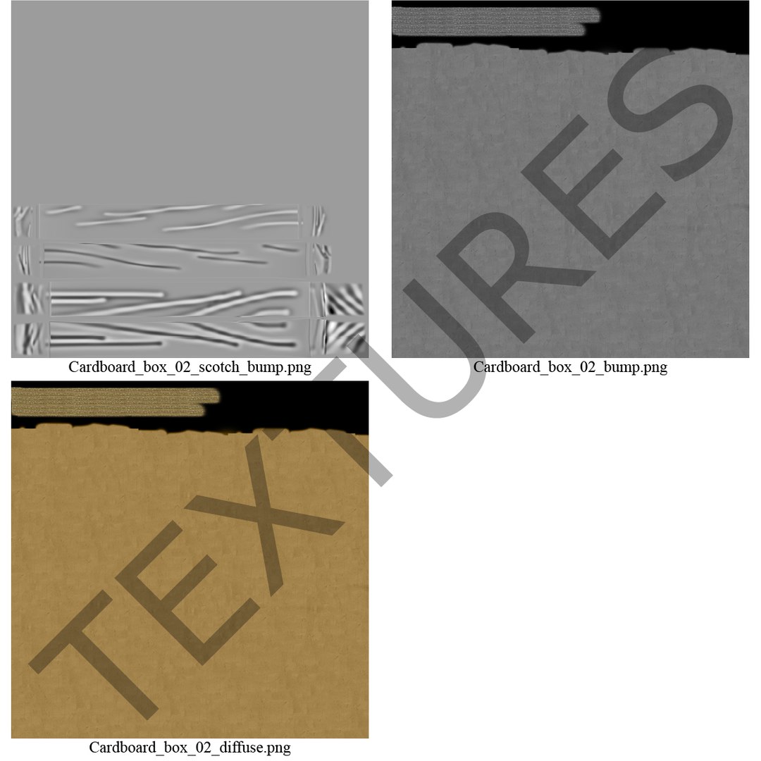 3ds Max Cardboard Box 2