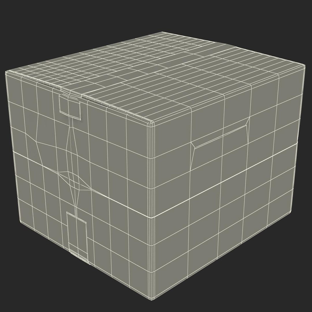 3ds max cardboard box 2