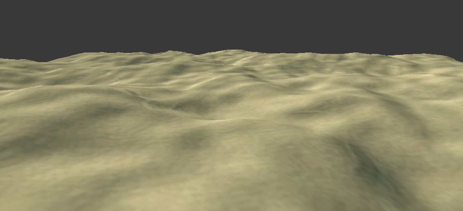 3d desert mesh model