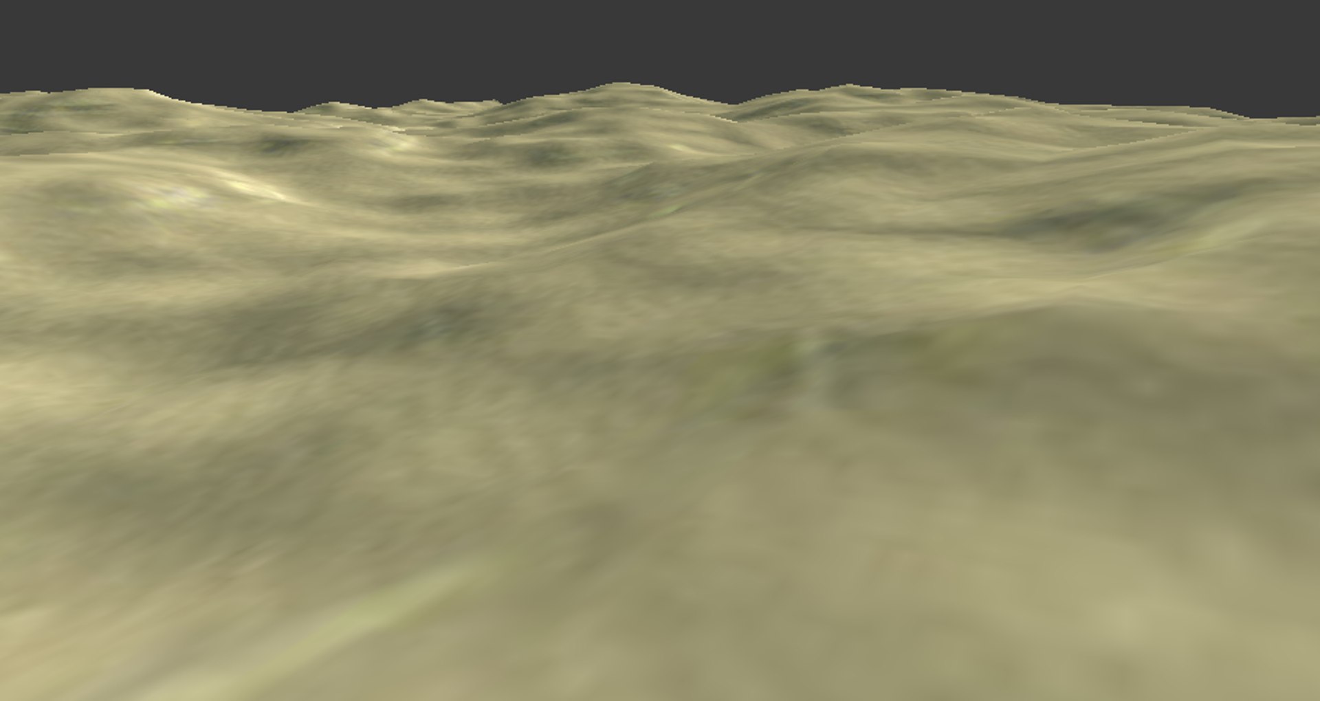 3d desert mesh model