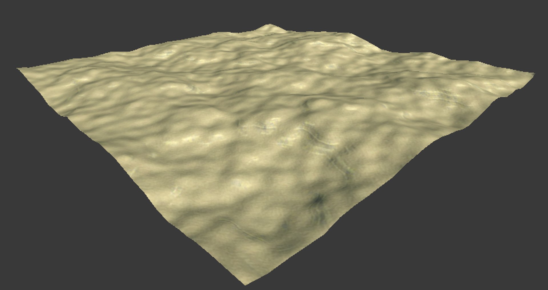 3d desert mesh model