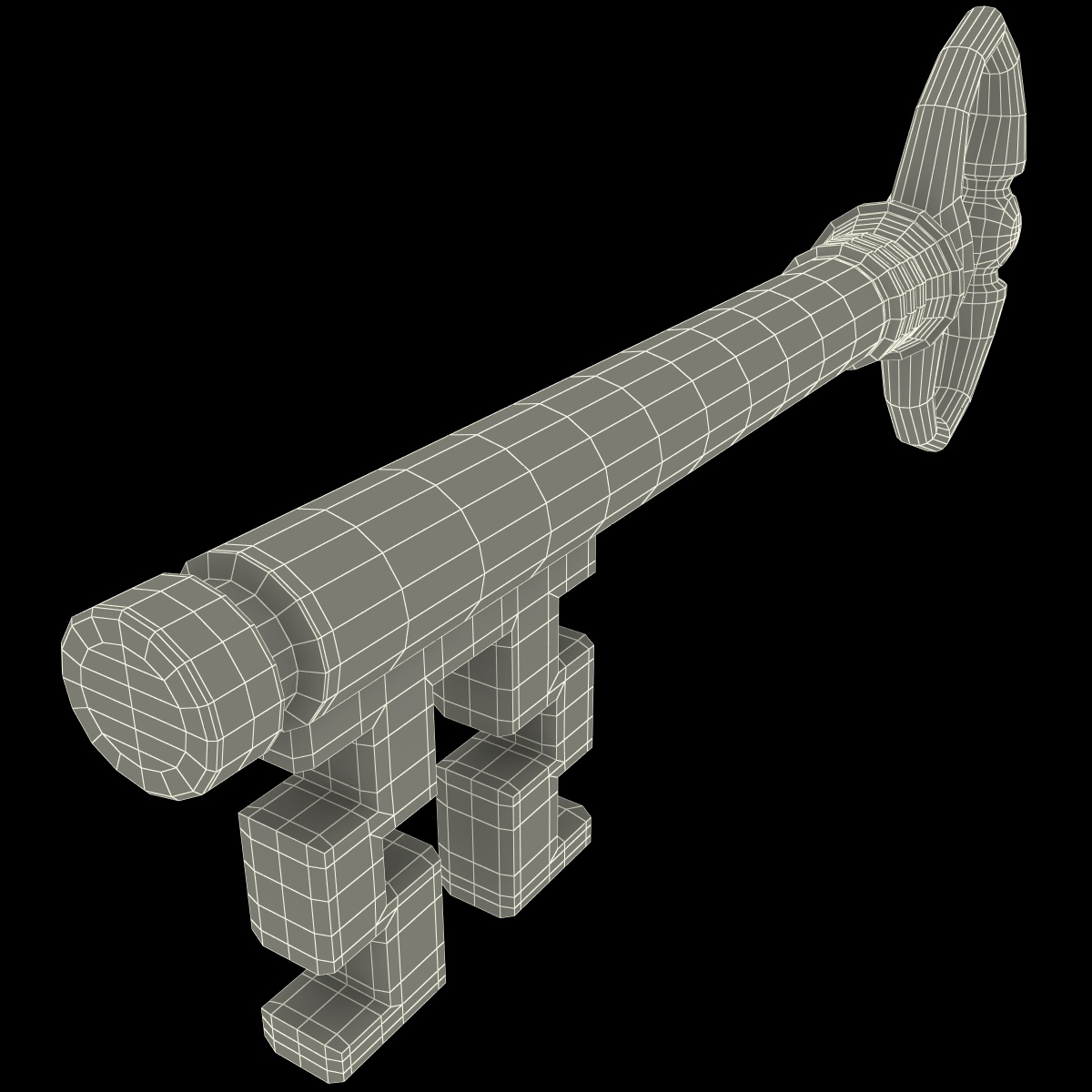 3d model skeleton key