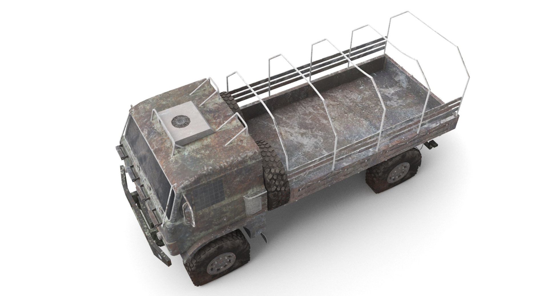 3D Real Rusted Truck - TurboSquid 1319217