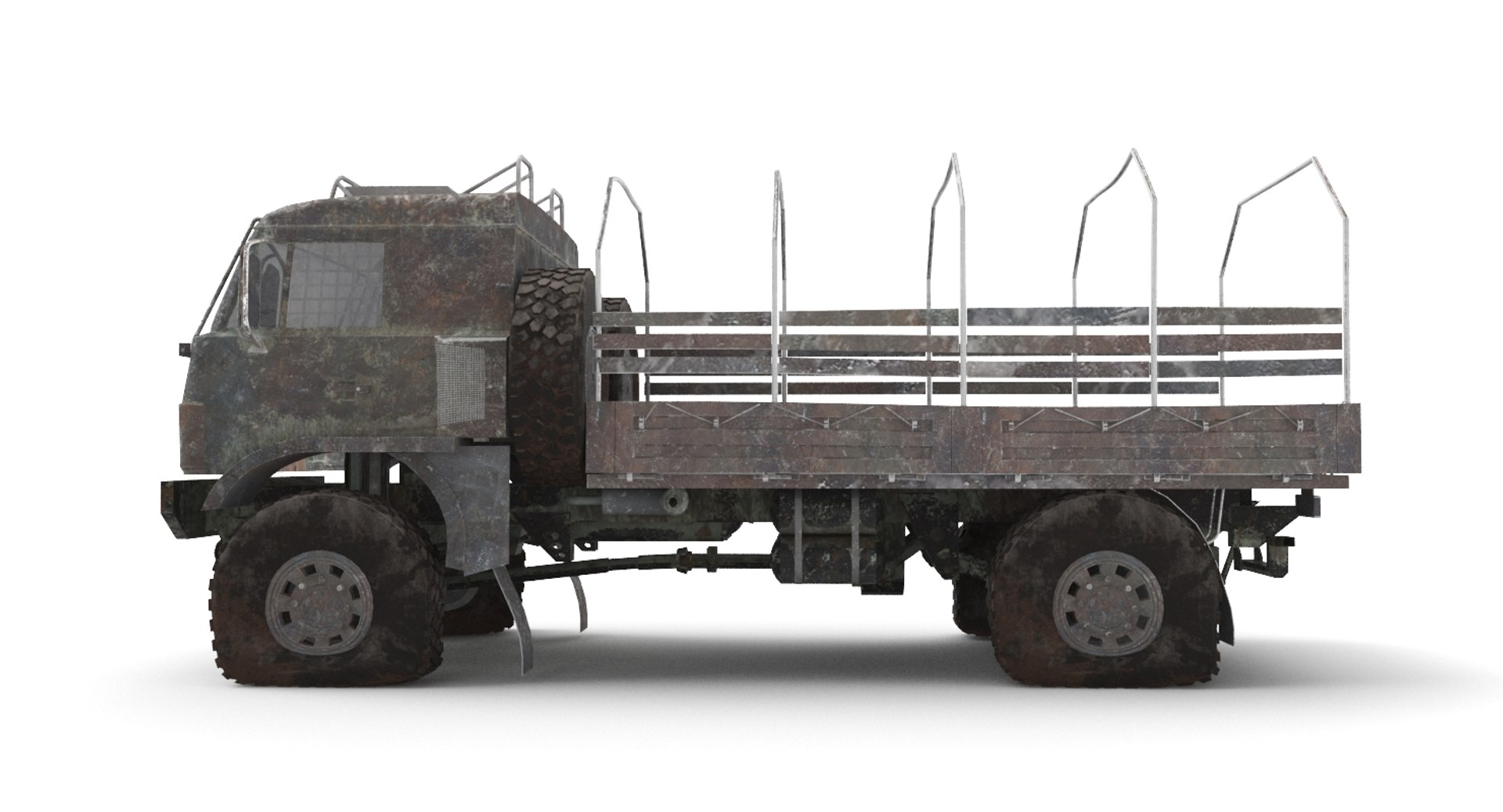 3D Real Rusted Truck - TurboSquid 1319217