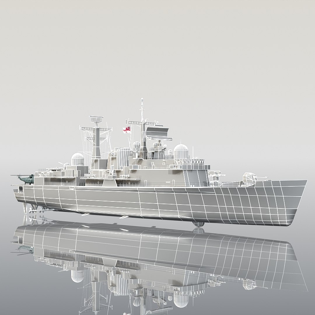 hms york d98 type 3d max