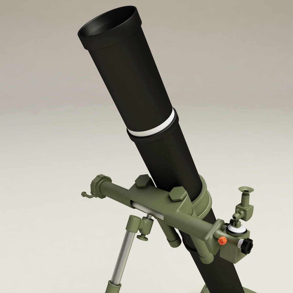mortar 120mm 3d model