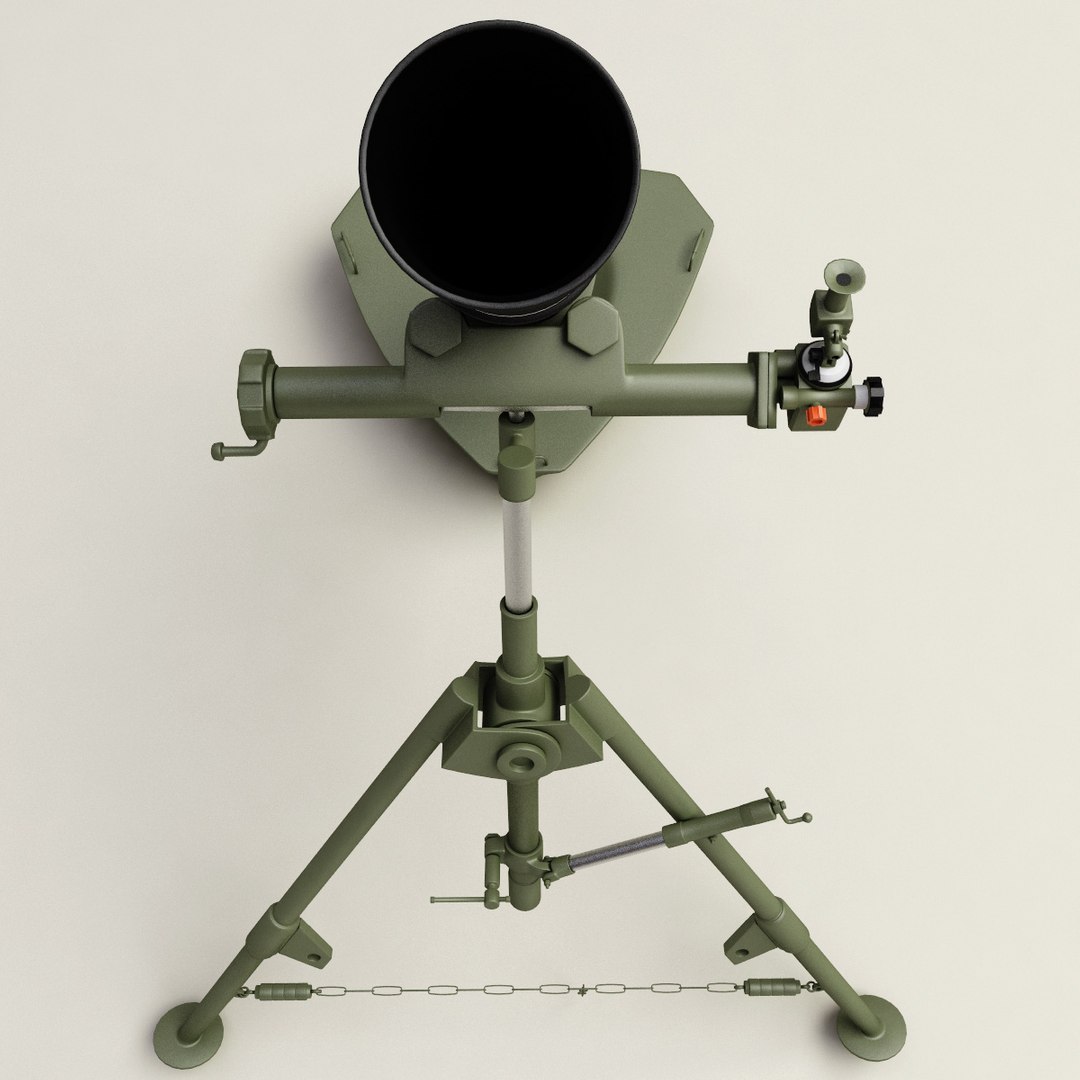 mortar 120mm 3d model