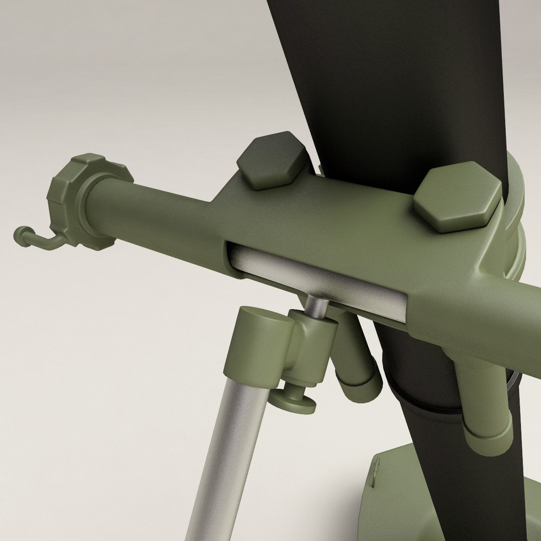 mortar 120mm 3d model