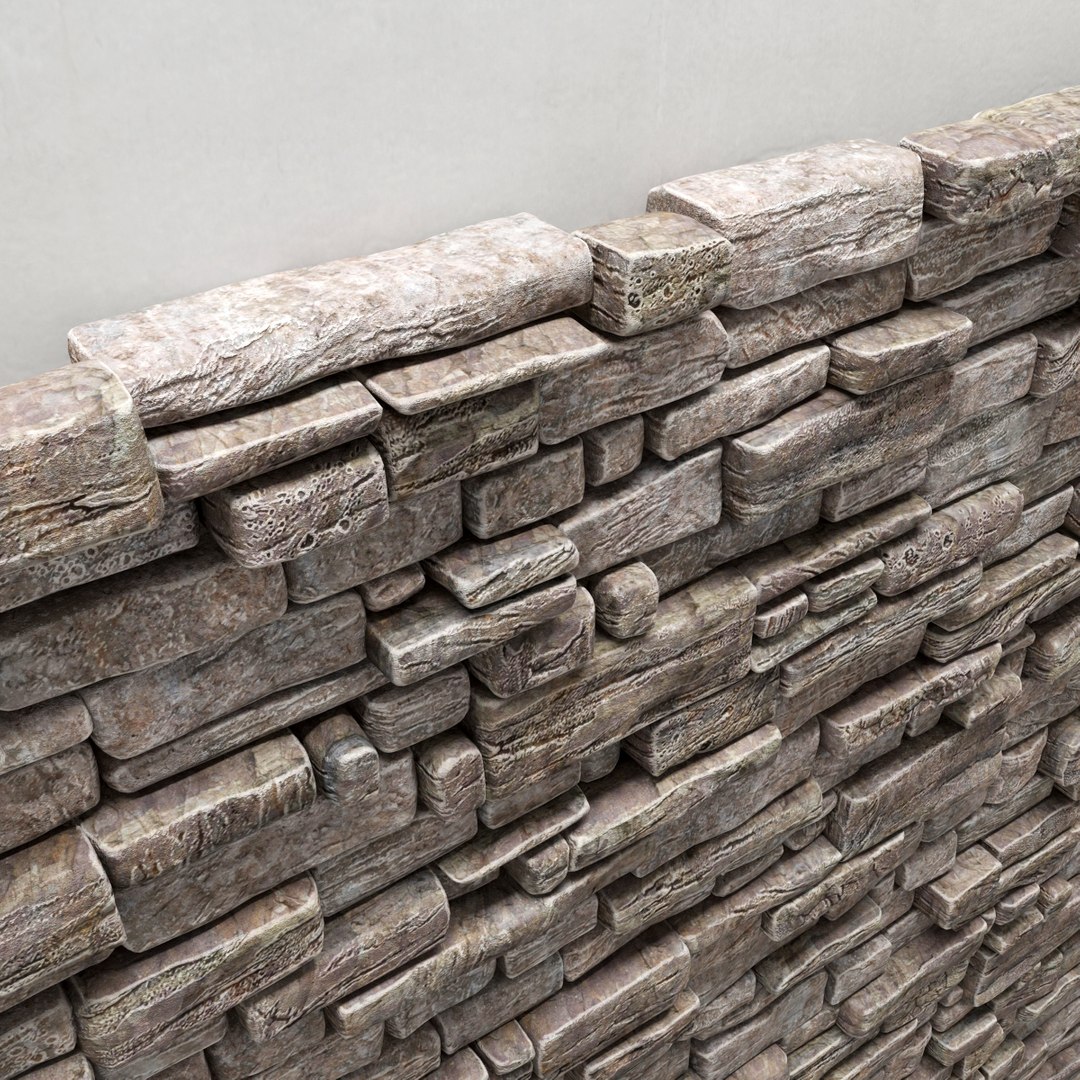 Stone Wall 3D Model - TurboSquid 1477368
