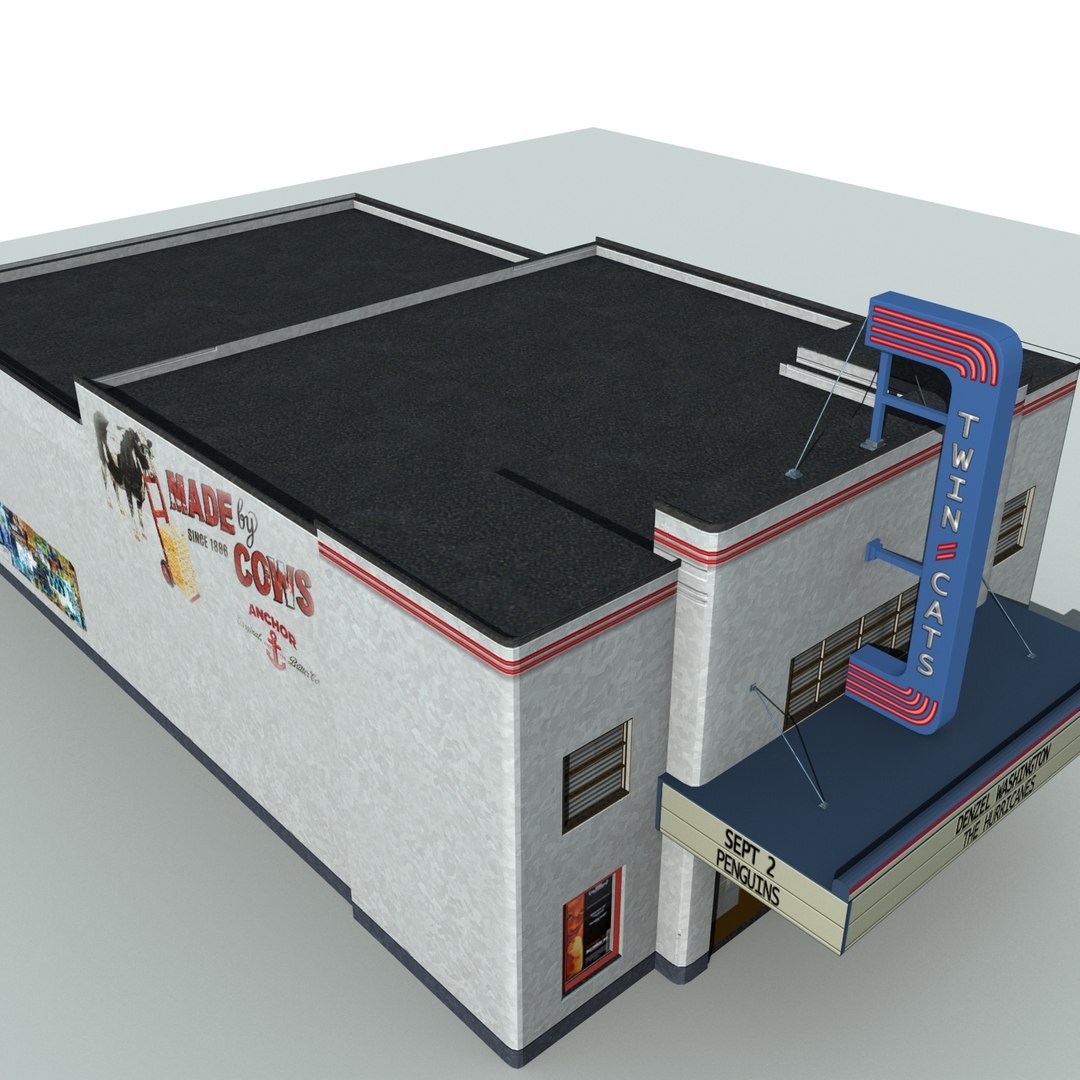3d cinema building