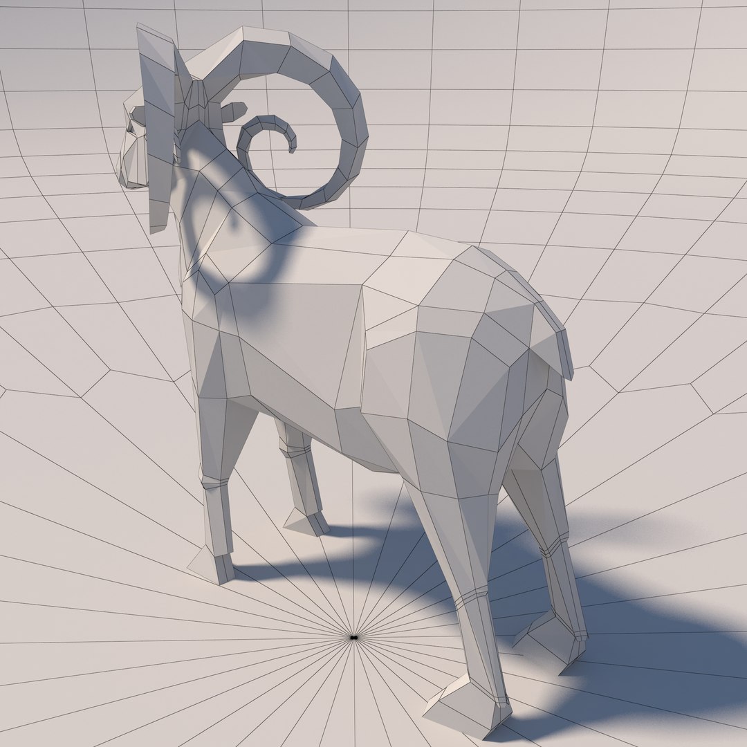 3D Model Ready Low-poly Goat - TurboSquid 1358209
