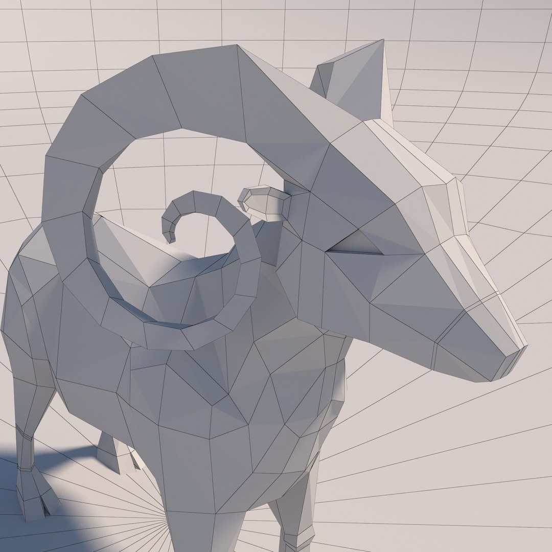3D Model Ready Low-poly Goat - TurboSquid 1358209