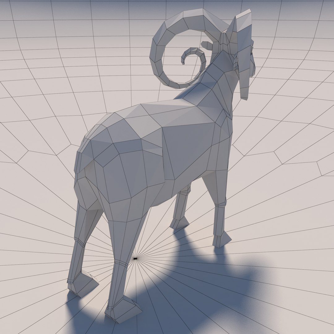3D Model Ready Low-poly Goat - TurboSquid 1358209
