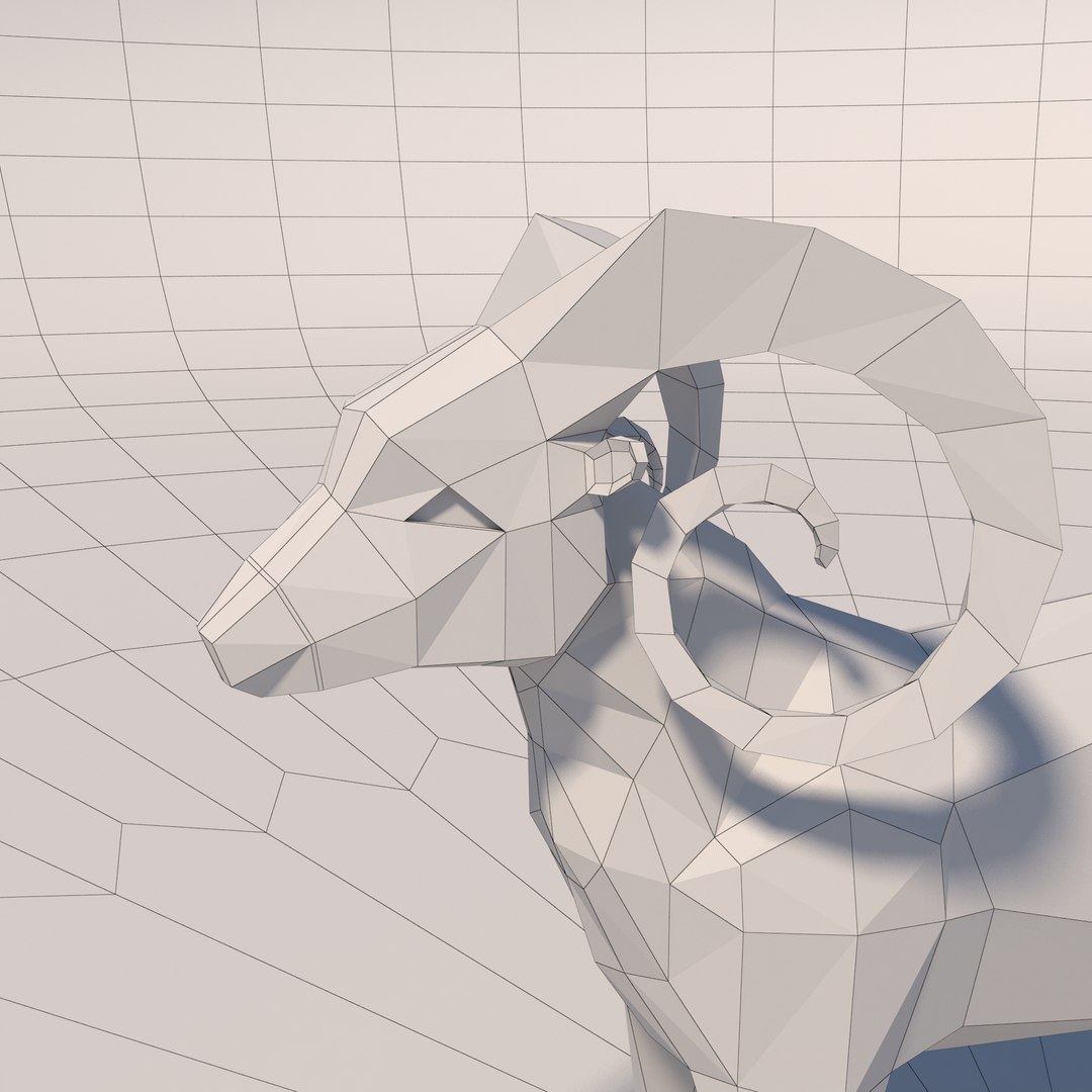 3D Model Ready Low-poly Goat - TurboSquid 1358209