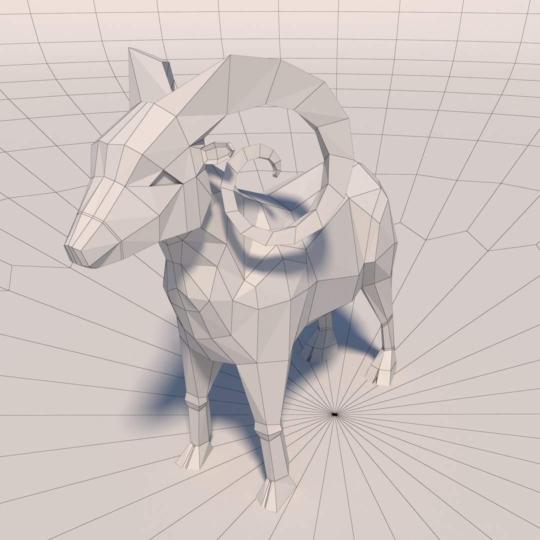 3D Model Ready Low-poly Goat - TurboSquid 1358209
