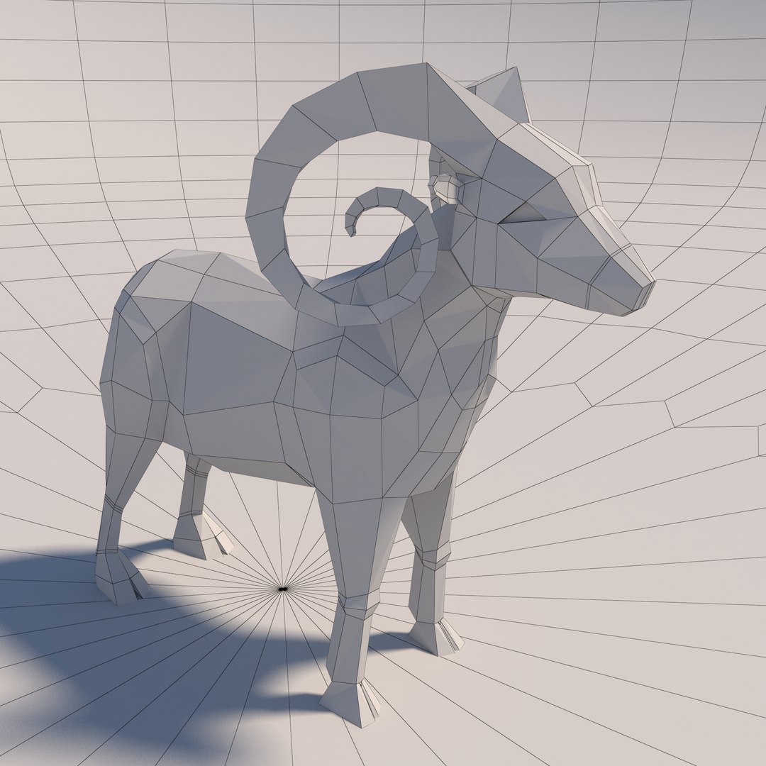 3D Model Ready Low-poly Goat - TurboSquid 1358209