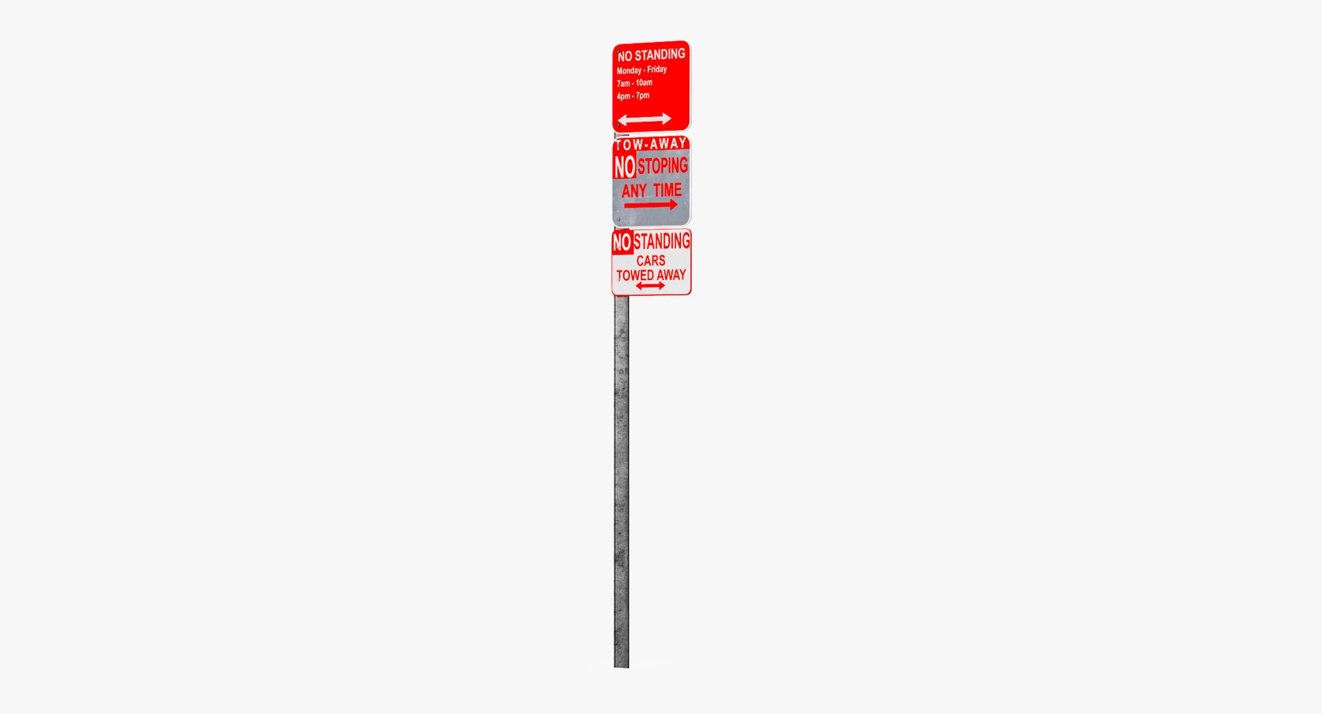Street Signs 3D Model - TurboSquid 1384804
