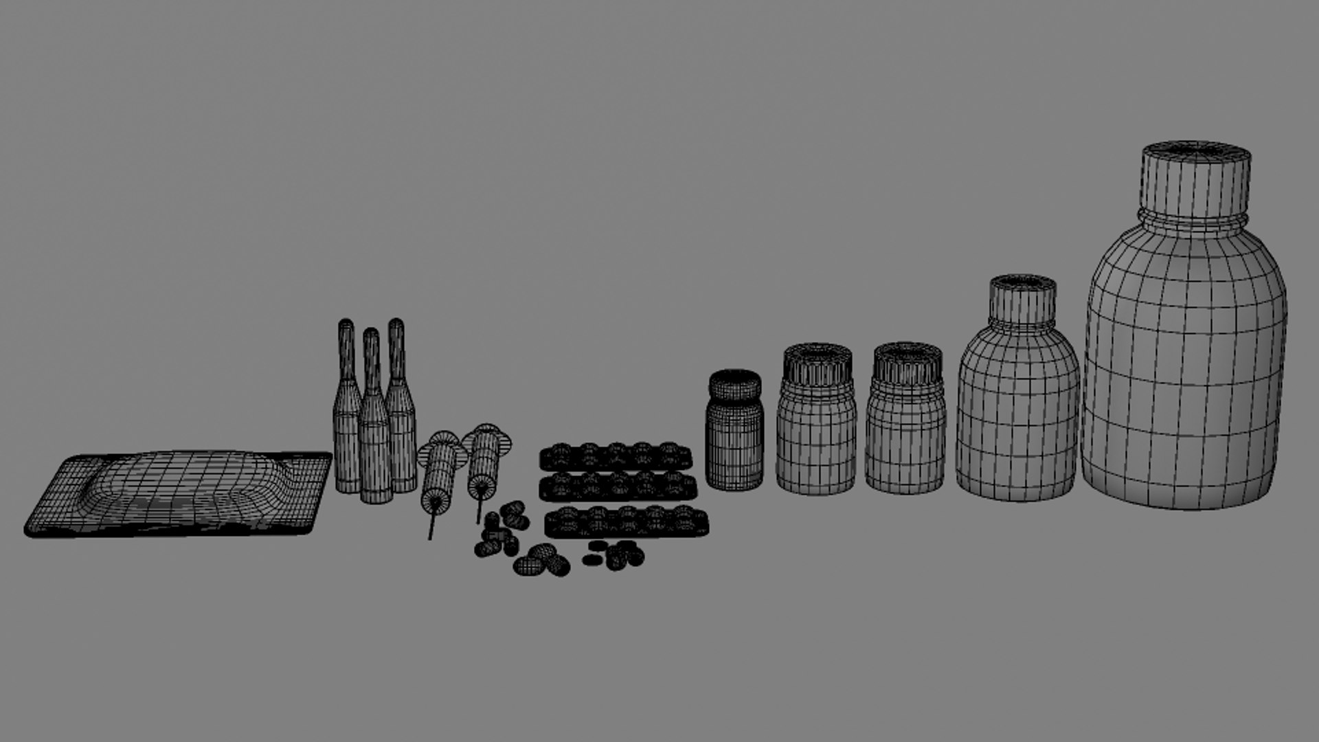 Medicine Pills Capsules 3D - TurboSquid 1456755