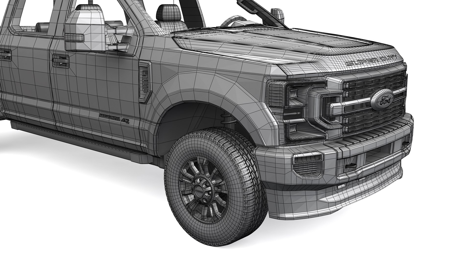 F250 Super Duty 3D - TurboSquid 1559625