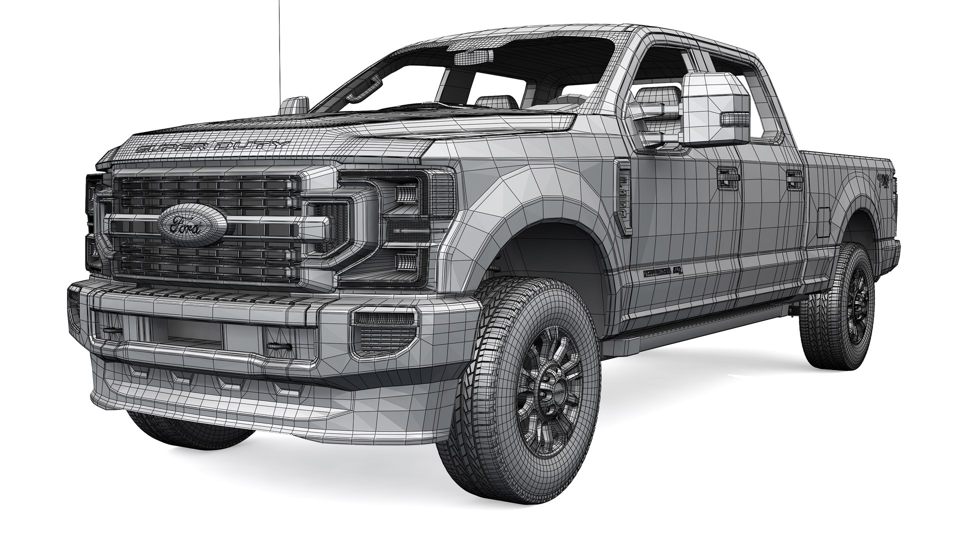 F250 Super Duty 3D - TurboSquid 1559625