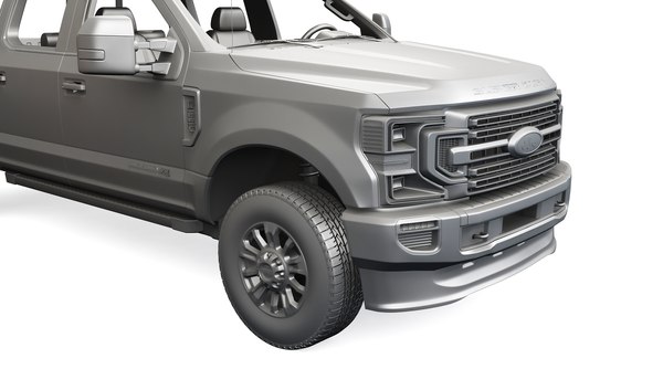modelo 3d Ford F250 Super Duty Crew Cab (2020) - TurboSquid 1559625