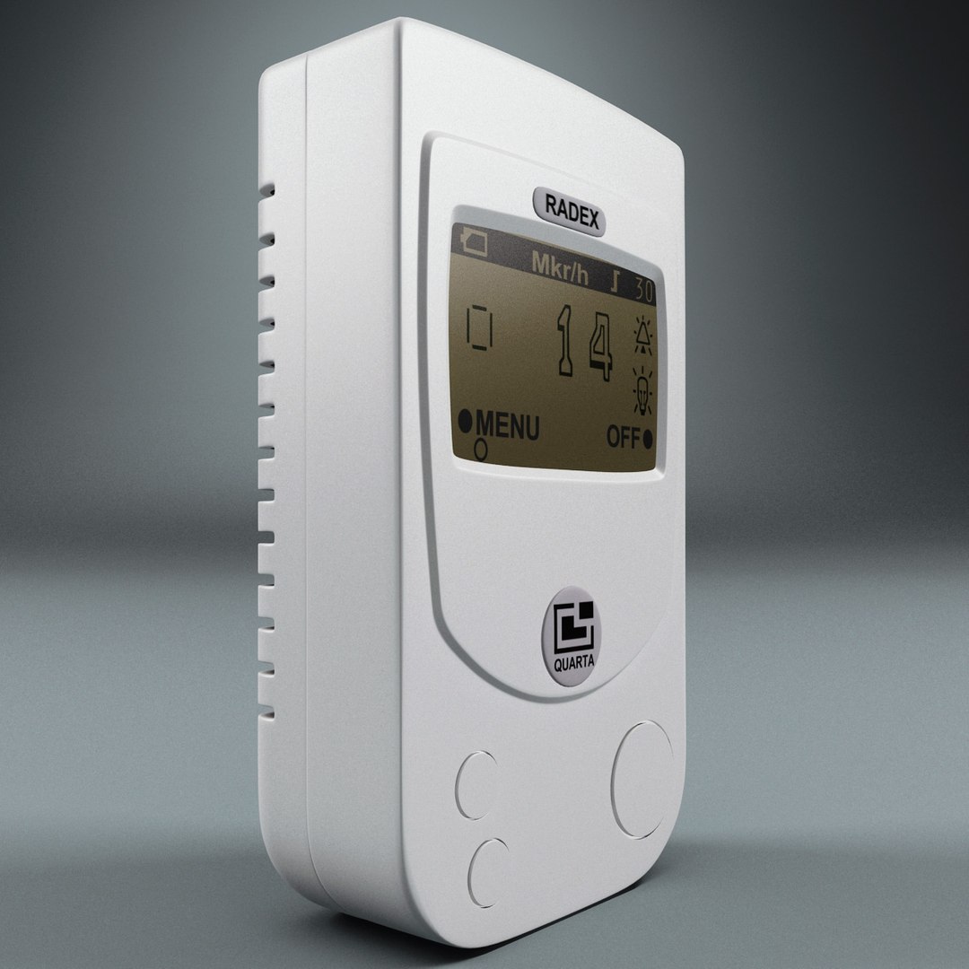 Radiation Detector Dosimeter Radex 3d Max