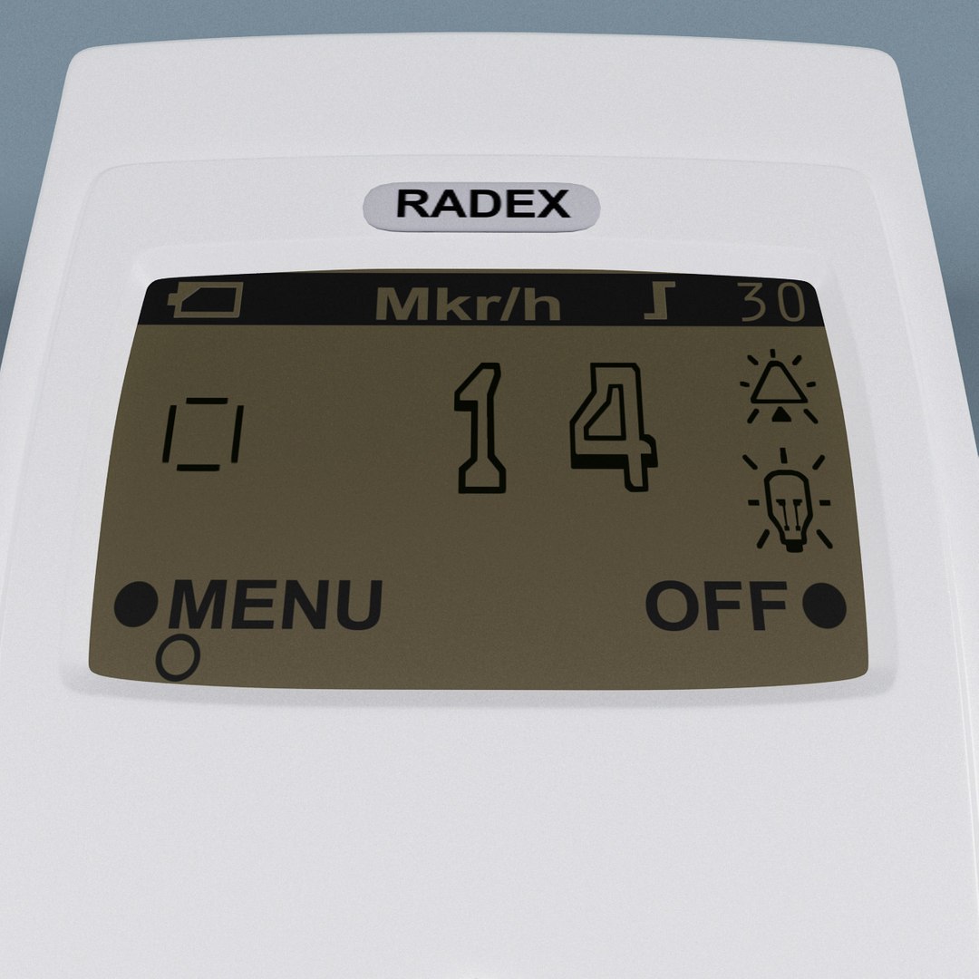 Radiation Detector Dosimeter Radex 3d Max