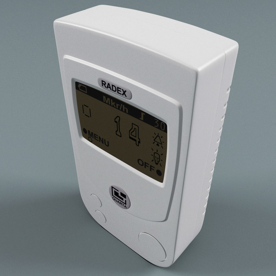 Radiation Detector Dosimeter Radex 3d Max