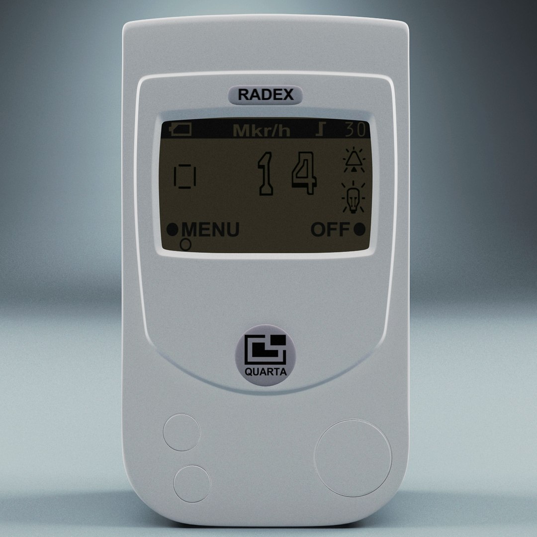 Radiation Detector Dosimeter Radex 3d Max