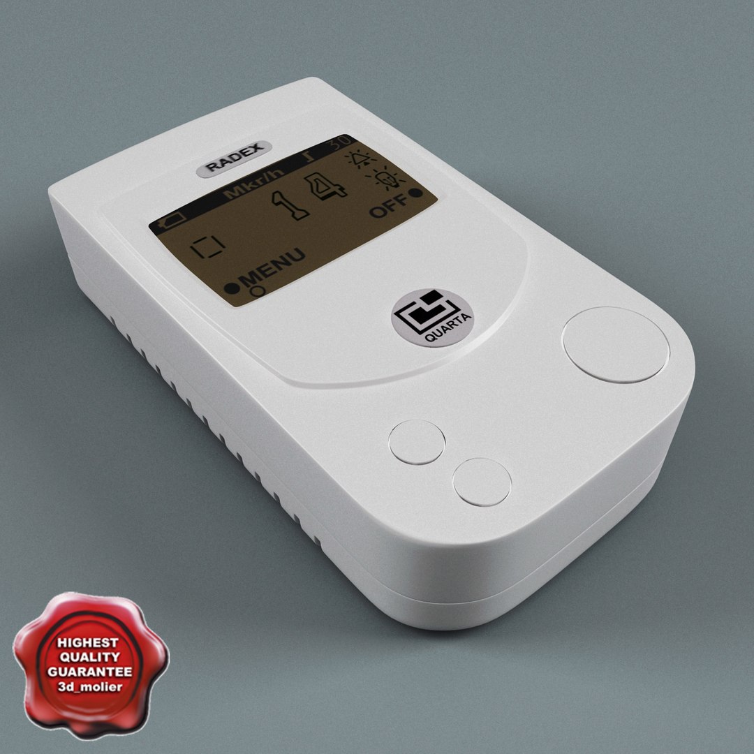 Radiation Detector Dosimeter Radex 3d Max
