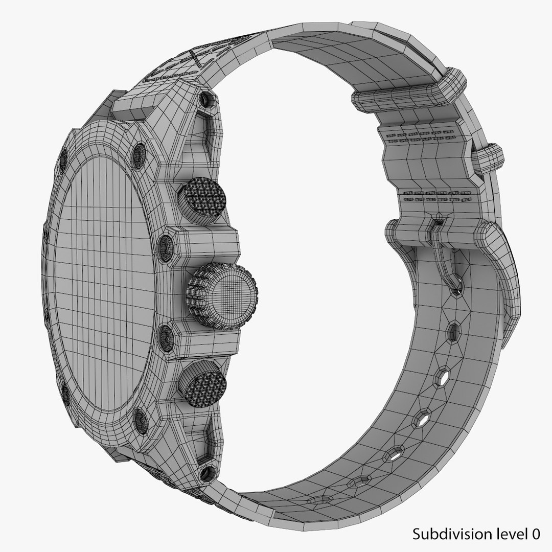 3D Model Military Watch 3 - TurboSquid 1563566