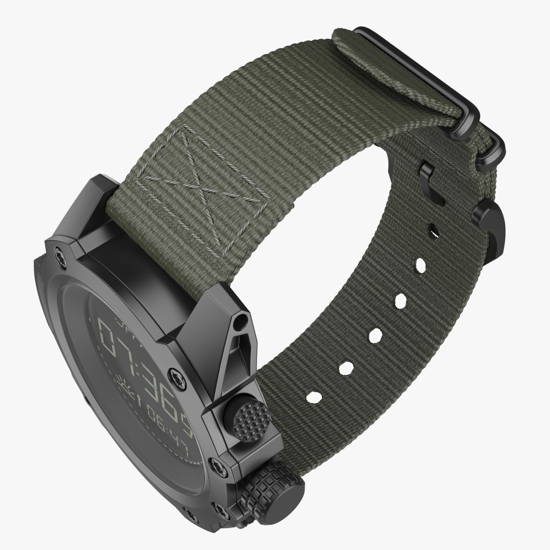 3D Model Military Watch 3 - TurboSquid 1563566