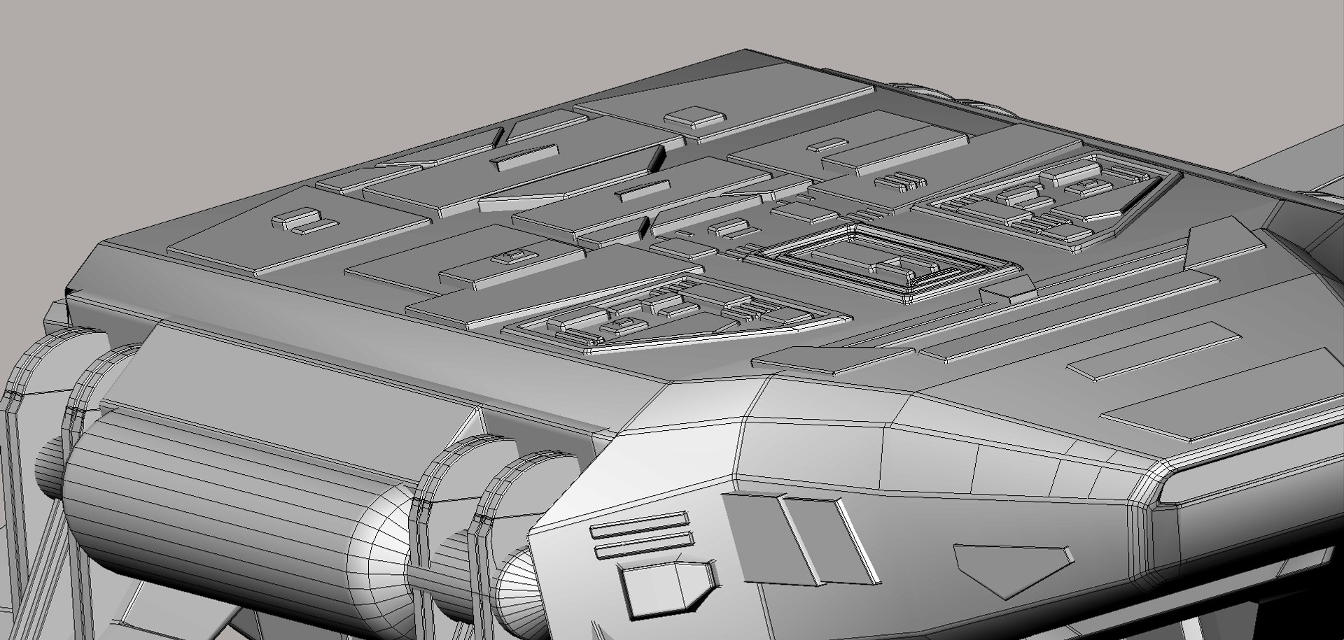 3d imperial cargo shuttle model