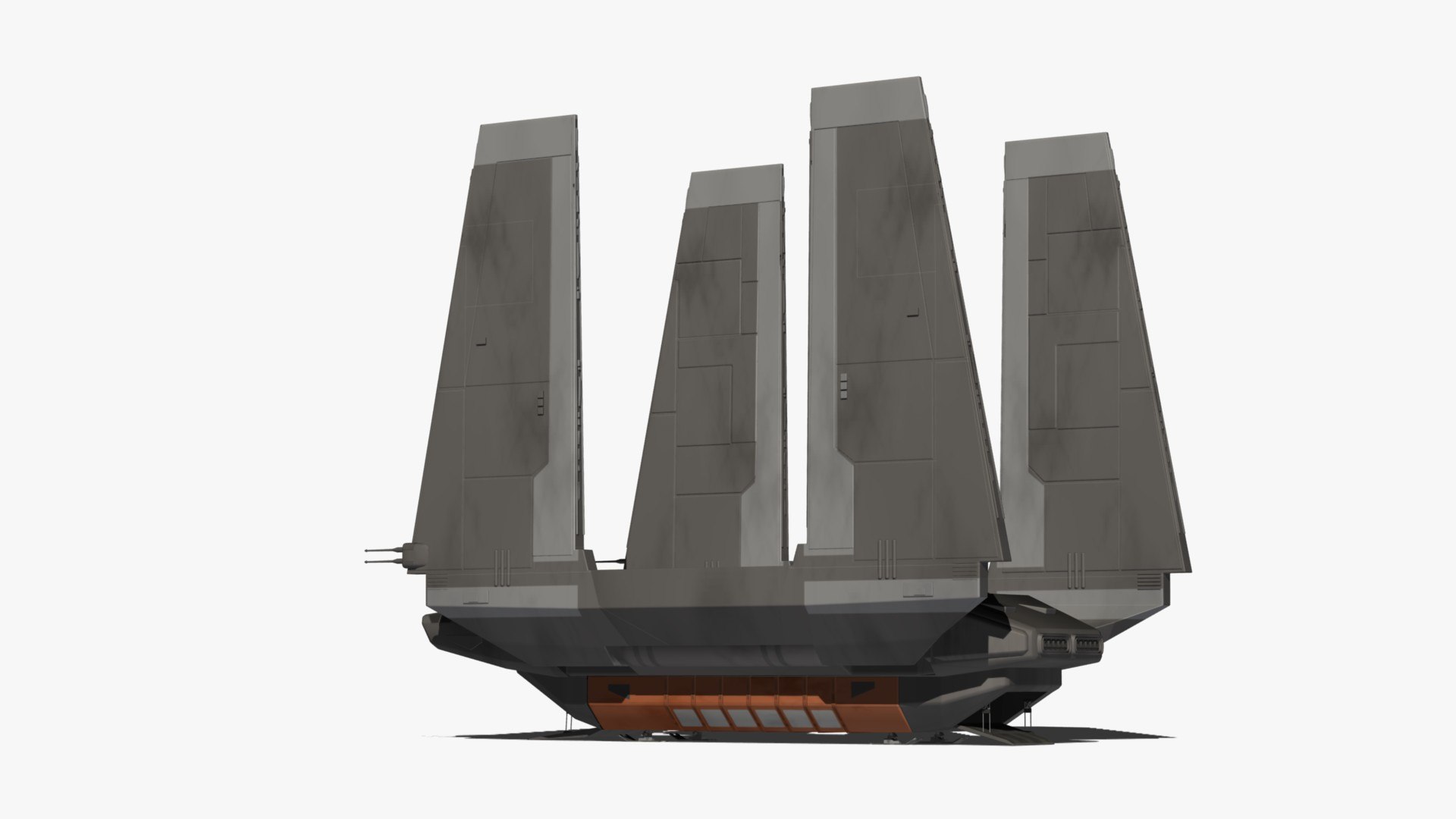 3d imperial cargo shuttle model