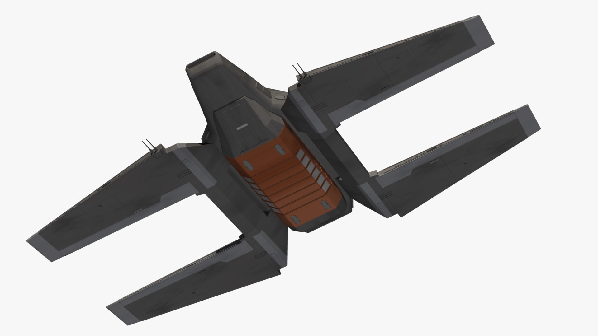 3d imperial cargo shuttle model