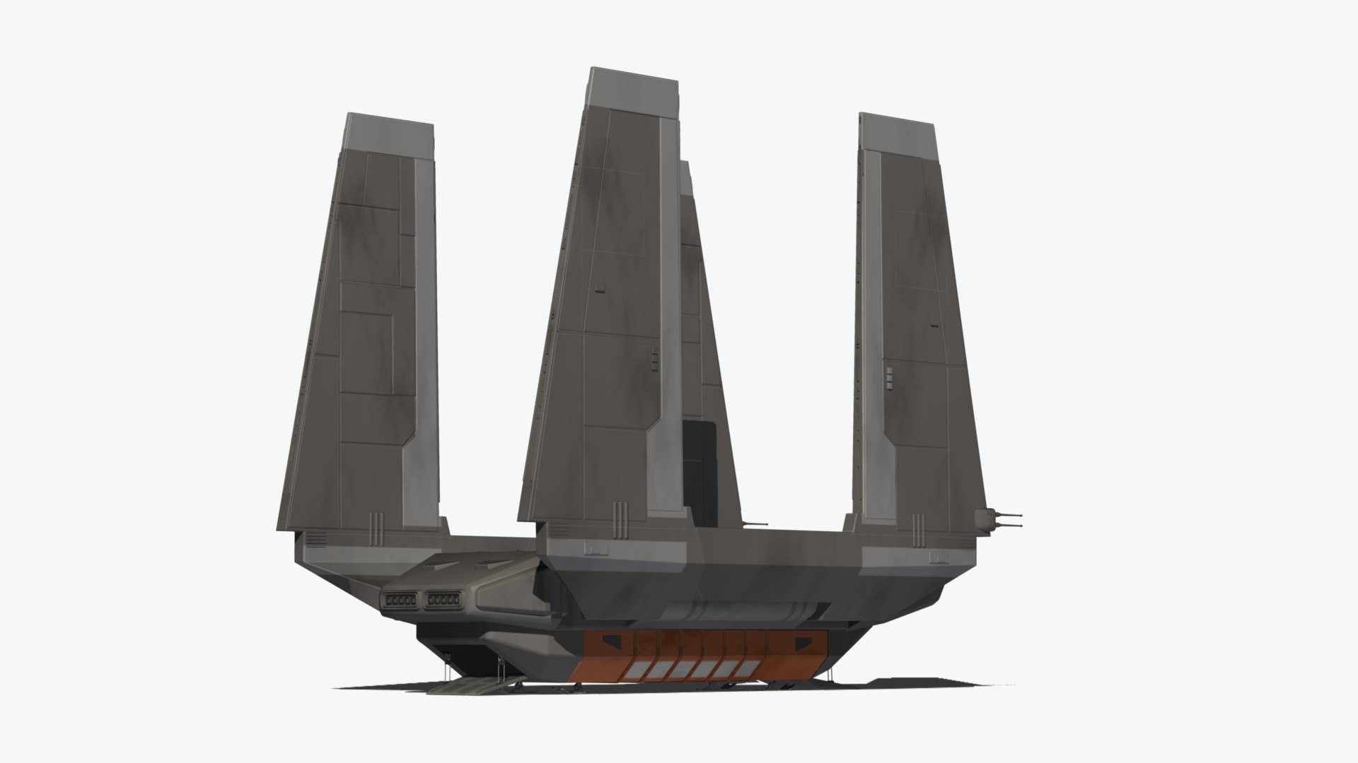 3d imperial cargo shuttle model
