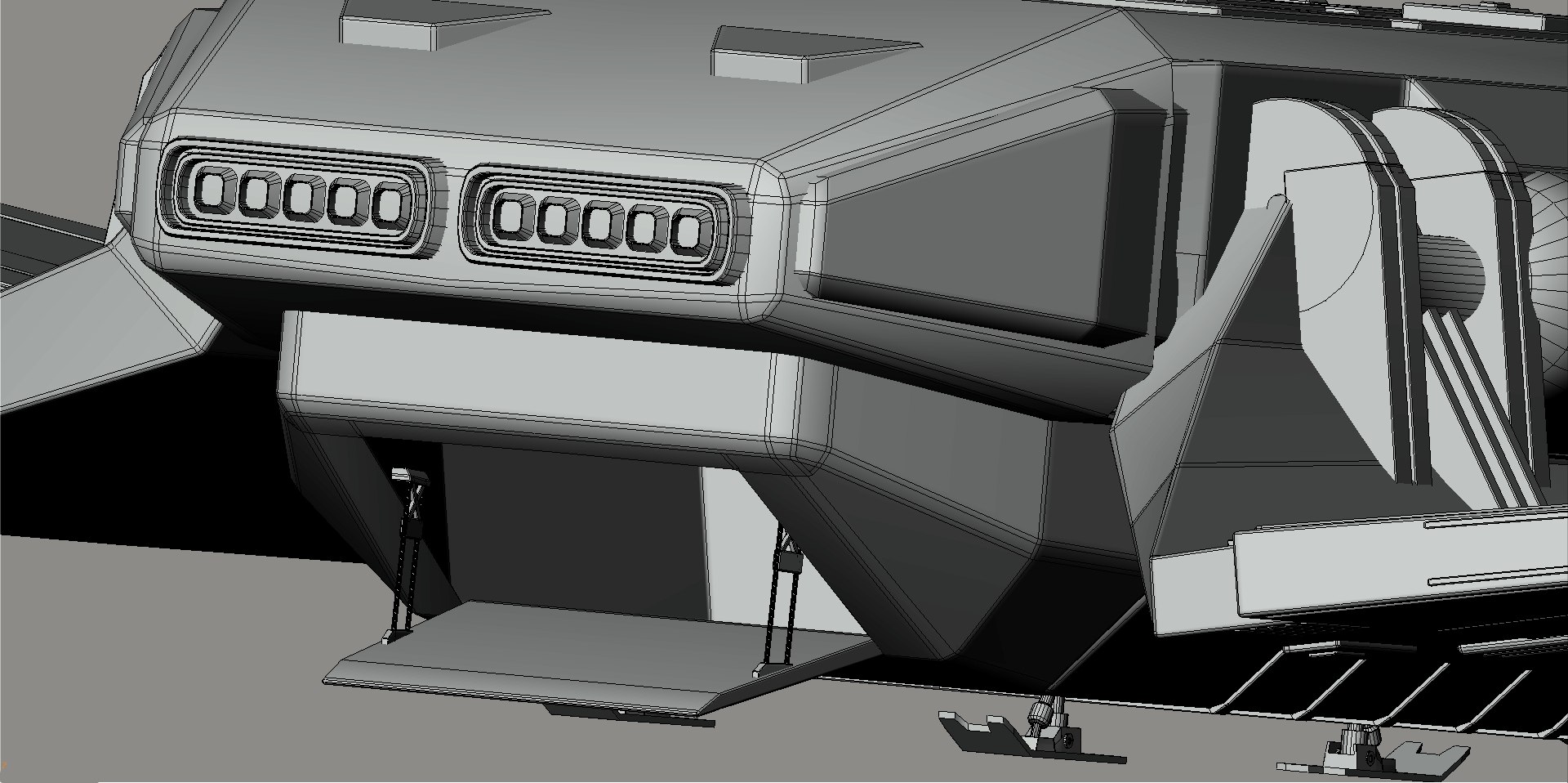 3d imperial cargo shuttle model