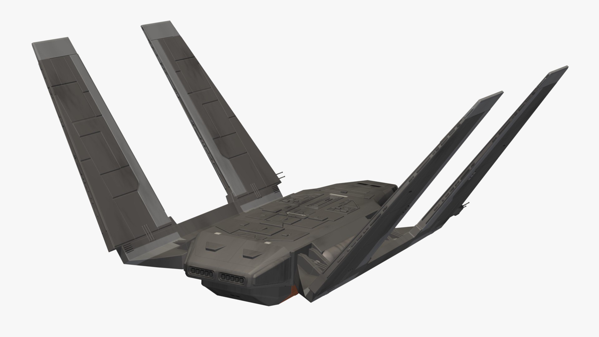 3d imperial cargo shuttle model