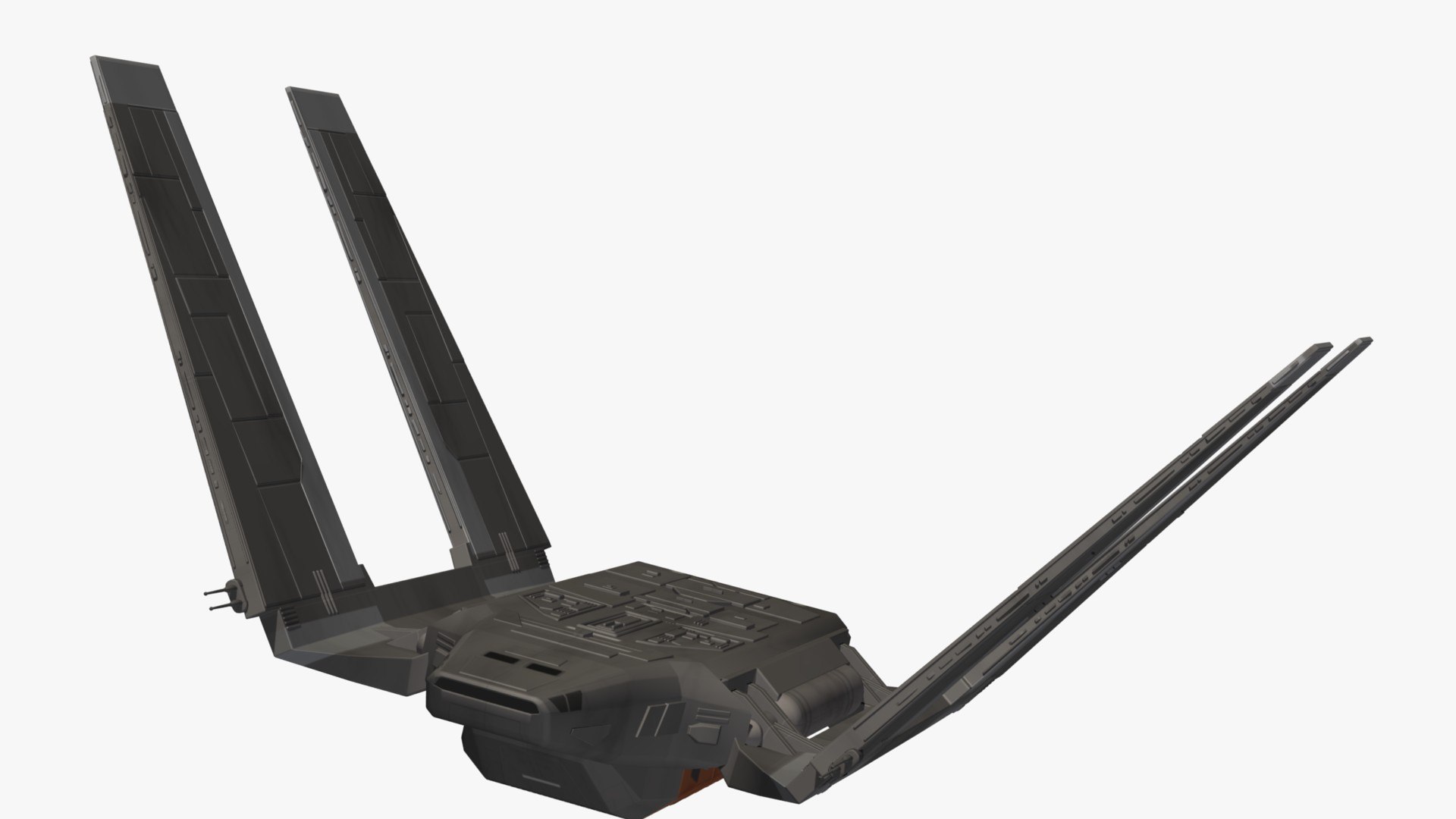 3d imperial cargo shuttle model