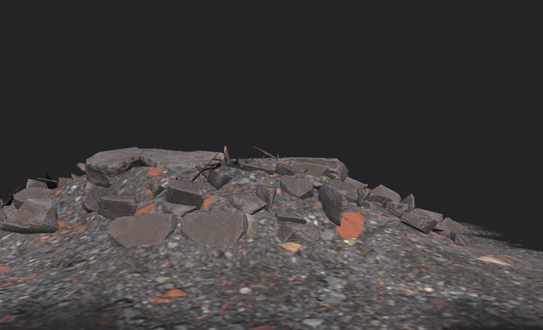 3D Model Rubble Pile - TurboSquid 1232063