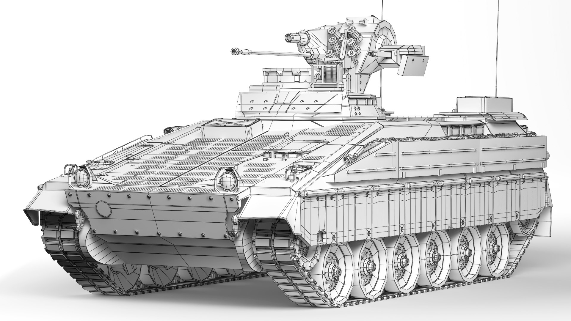 Marder 1A5 BMP 2020 3D Model - TurboSquid 2016971