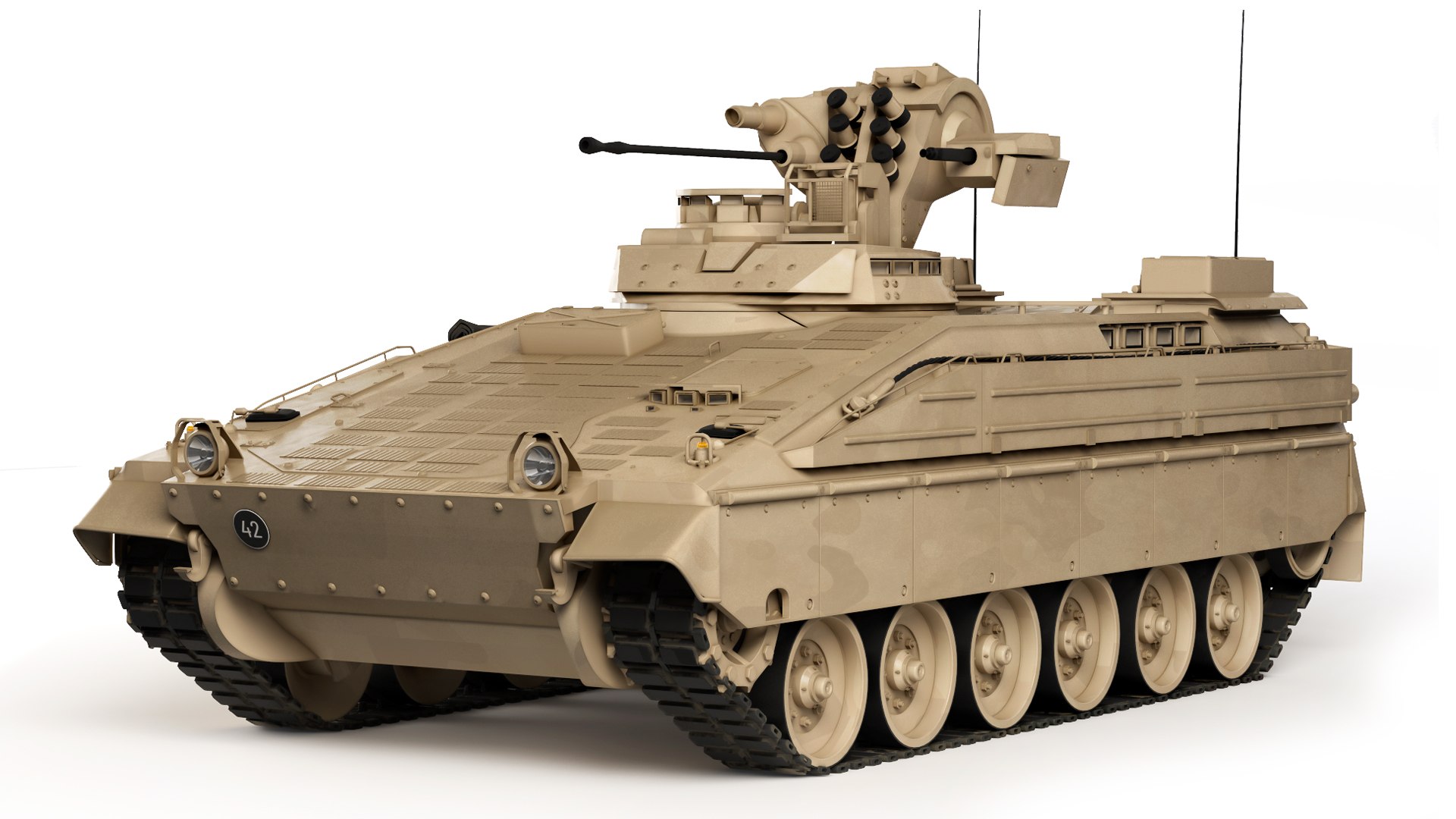 Marder 1A5 BMP 2020 3D Model - TurboSquid 2016971