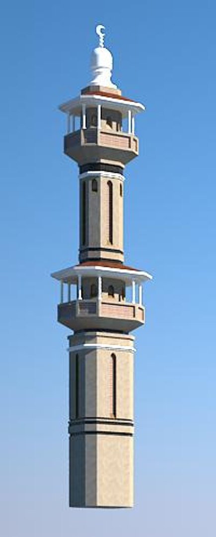 3d Minaret