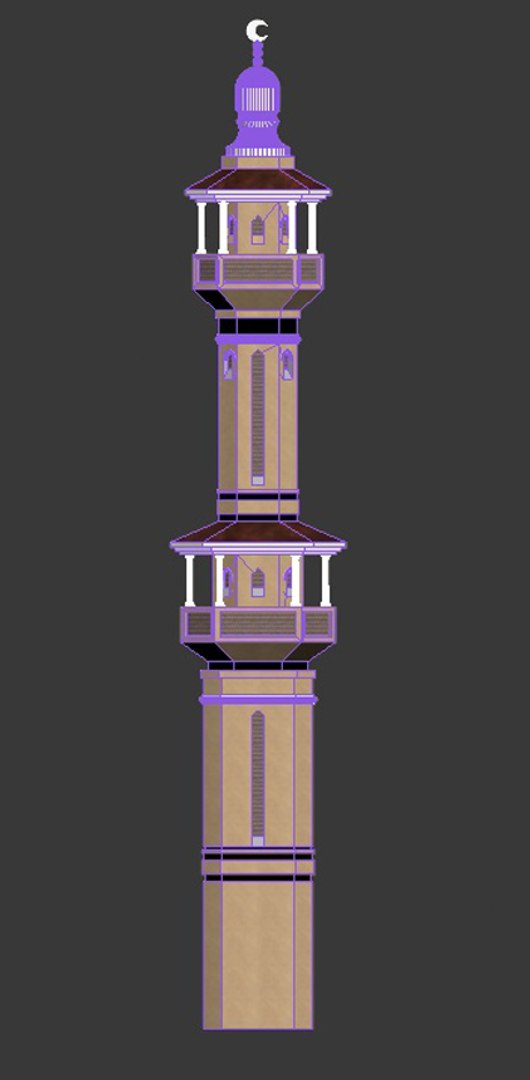 3d Minaret