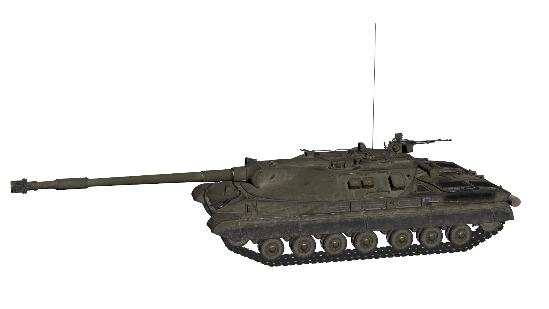 WWII USSR Object 452K Heavy Tank 3D Model - TurboSquid 2216537